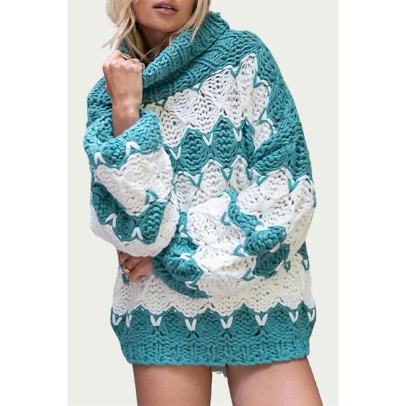 POL | Sweaters | New Pol Openknit Chunky Turtleneck Sweater In Ivory ...